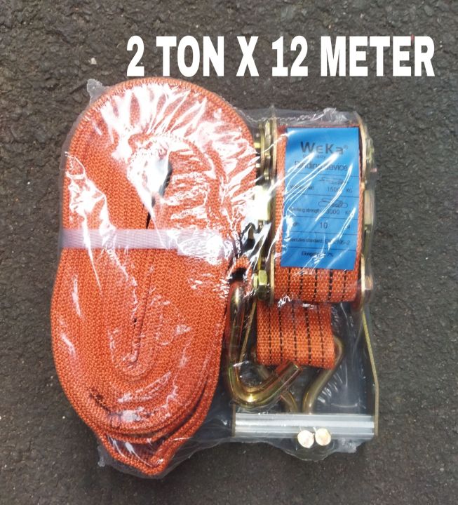 webbing cargo tali pengikat barang di mobil dan truck ukuran 2 ton 12 ...