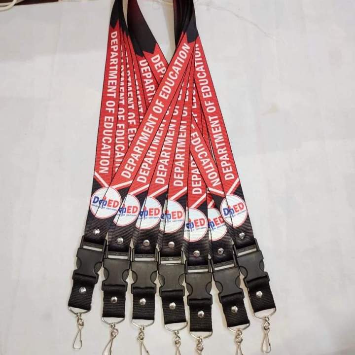 DEPED red/blue/yellow/red blue/white blue ID lace Lanyards | Lazada PH