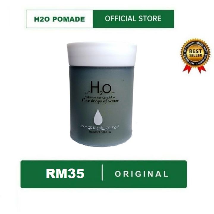 H2O POMADE | Clay Pomade | Gel Pomade | Minyak Rambut | Lazada
