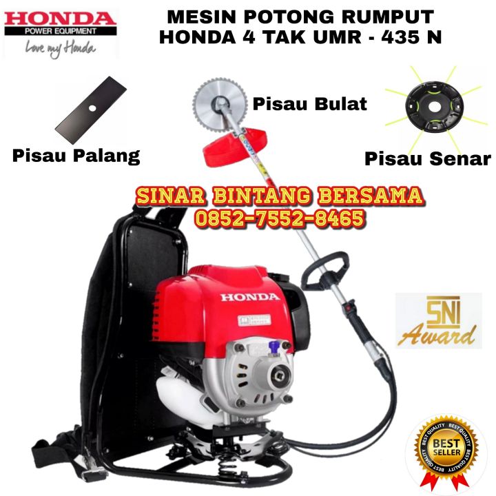 PROMO MESIN POTONG RUMPUT 4 TAK HONDA GX-35 KOMPLIT 3 MATA PISAU MURAH | Lazada Indonesia