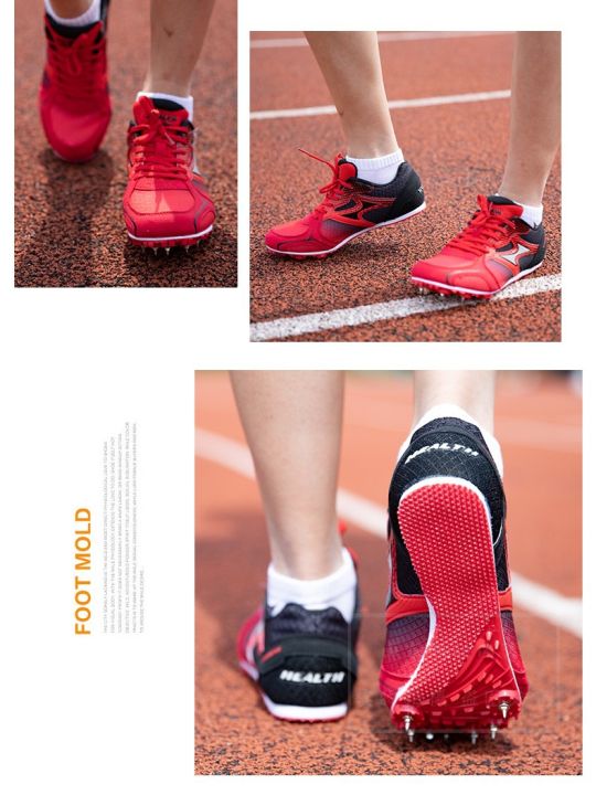 สุขภาพ 5599S การแข่งขัน Spike รองเท้าสั้น Run Race รองเท้ากีฬาการฝึก ...