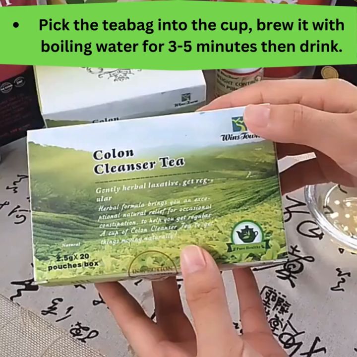Colon Cleanser Tea Relief for Constipation Loosen the Bowels Promotes ...