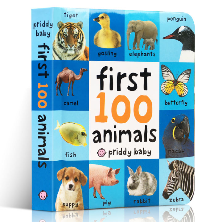 First 100 Animals English learning books | Lazada