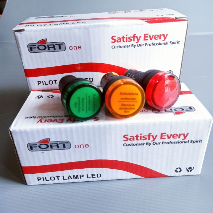 pilot lamp AD22-22DS 220v / box isi 10 pcs FORT | Lazada Indonesia