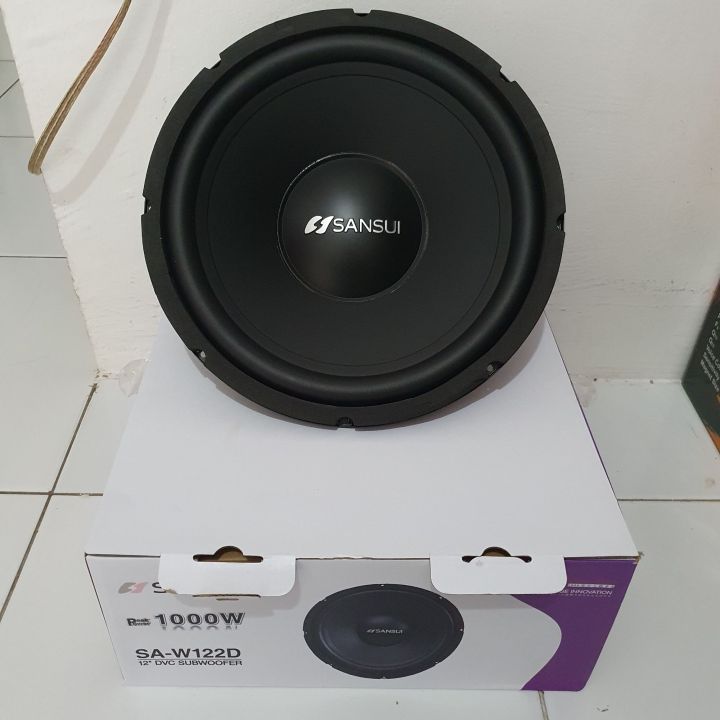 Subwoofer Sansui SA-W122D Terbaru 12 inch Double Coil | Lazada Indonesia