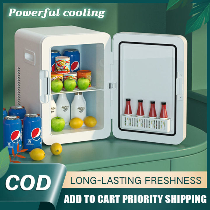 GUGA 8L Mini Small Refrigerator Household and Car Mini Refrigerator ...
