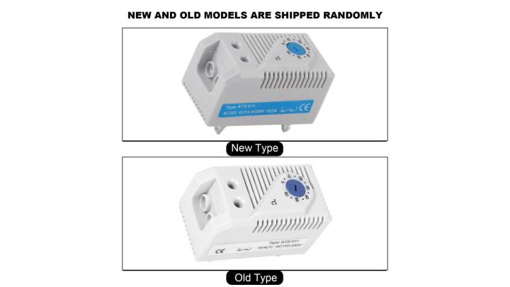 Mechanical Thermostat, 0-60 Adjustable Normally Open Temperature Controller Switch(KTS011 ...