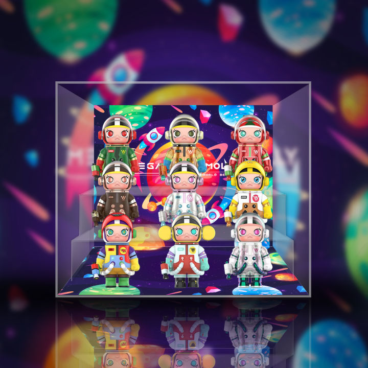 PopMart Pop Mart Mega Reserve Range 100% Space Molly Blind Box Storage ...