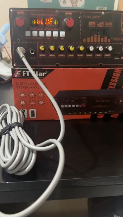 FT STAR Input Amplifier 1200W 220V Digital Bluetooth Stereo Amplifier ...