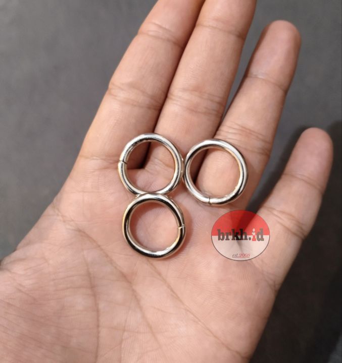 Besi Bulat Ring O / Cantolan Pengait Besi Bendera-Hewan 15mm | Lazada ...