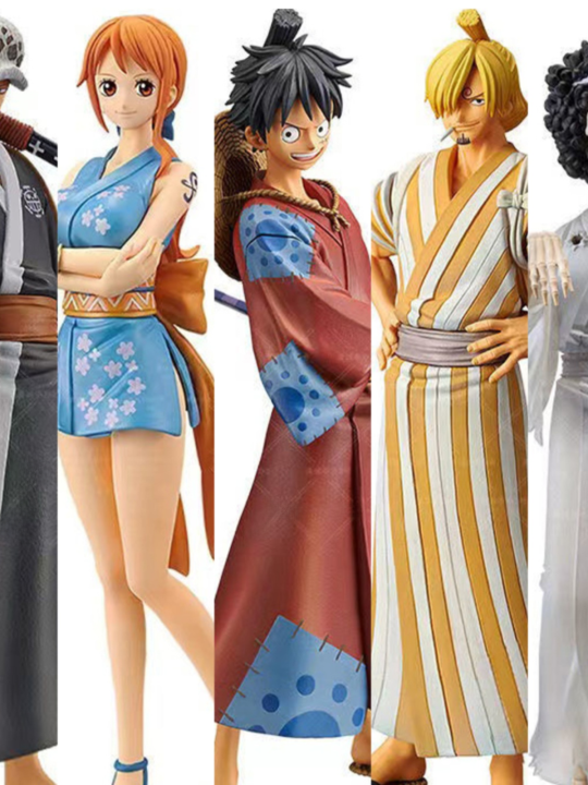 One Piece Wano Country Action ตัวเลข Luffy Sanji Zoro Chopper Nami ...