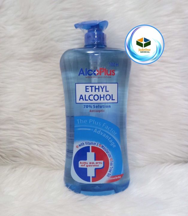 Alcoplus Blue 70% Ethly Alcohol 70% (Pump) (1 liter) | Lazada PH