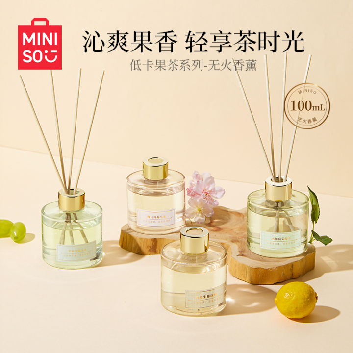 Miniso No Flame Aromatherapy Series Fruit Tea Low Calorie 100ml Long ...