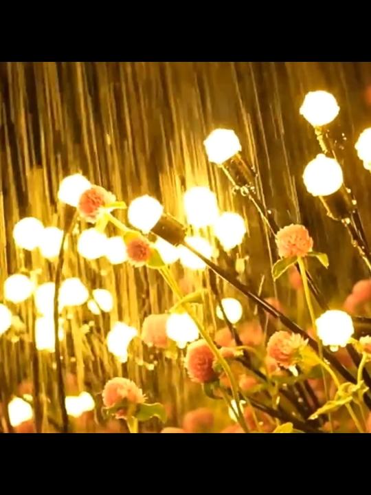 【4PCS】Garden Lights Solar Outdoor Waterproof Firefly Lights Swing ...