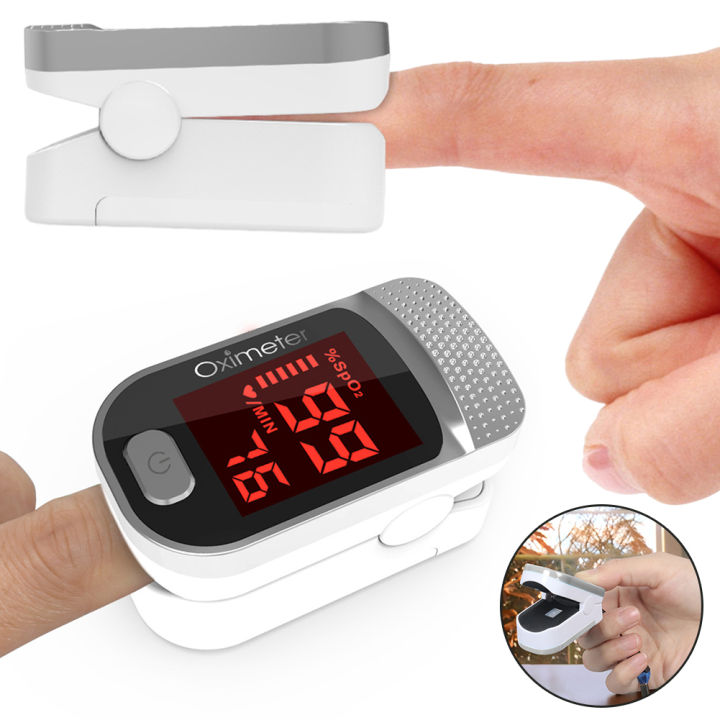 LED Display Blood Oximeter Monitors Blood Oxygen Saturation Meter ...