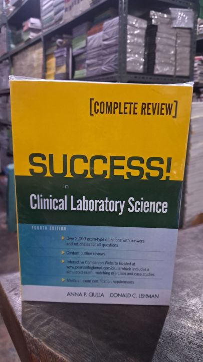 Success Clinical Laboratory Science Complete Review by Ciulla Lehman Brand-new Reprinted | Lazada PH