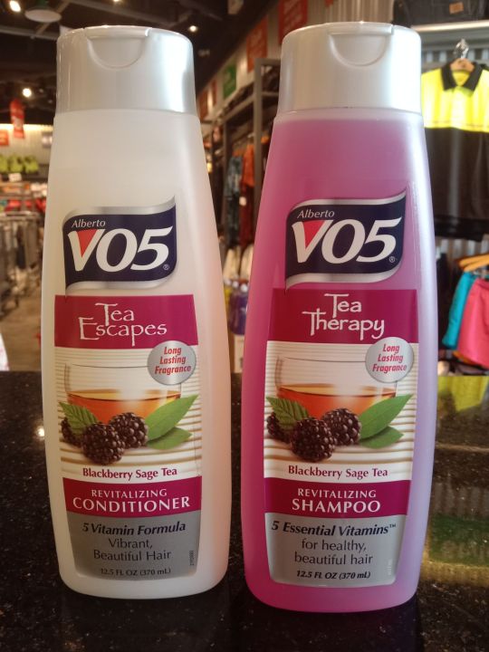 VO5 Blackberry Sage Tea Revitalizing Shampoo & Conditioner (370 ml ...