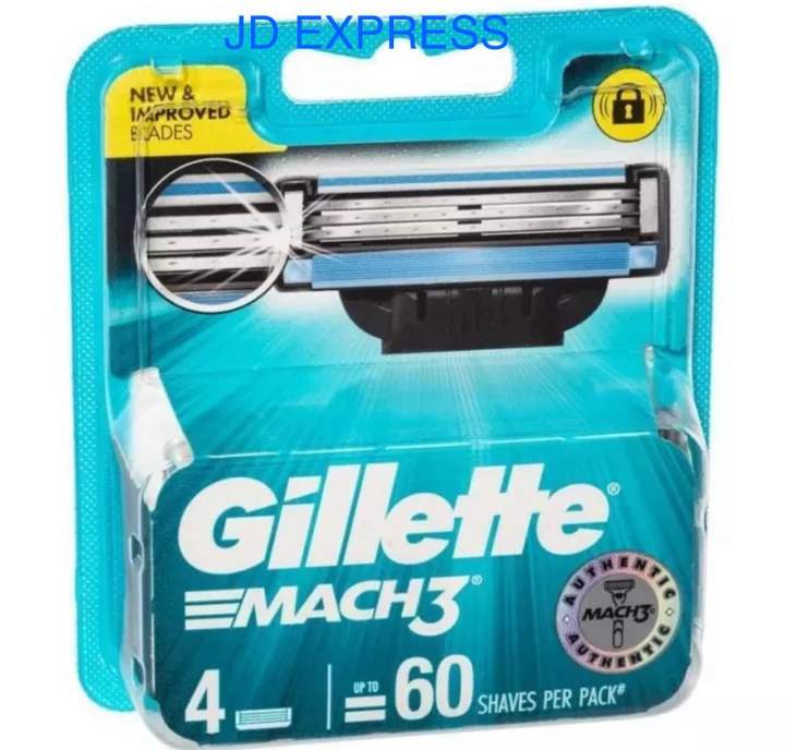 GILLETTE Mach 3 Refill 4s and 2s (choose from Variation) | Lazada PH