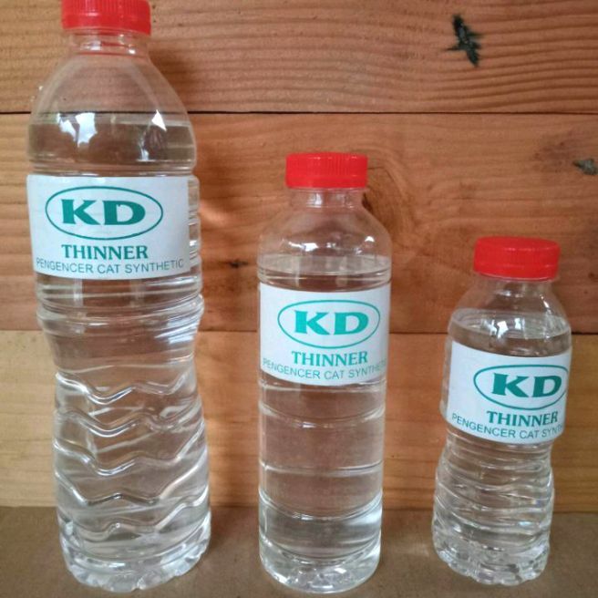 Tiner/Thenner/thiner murah botol kd pengencer cat minyak hanya pulau jawa,,harga per botol ...