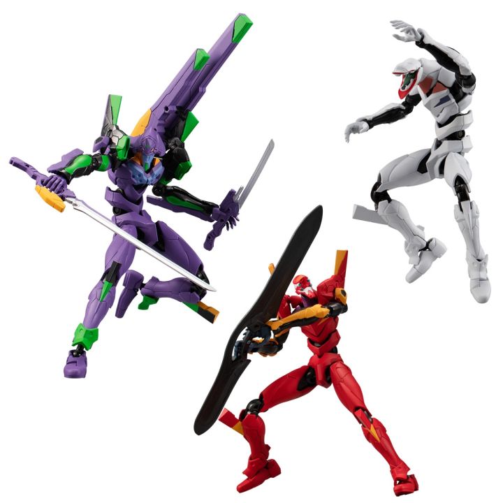 BANDAI EVA FRAME EX01 NEON GENESIS EVANGELION UNIT 01 02 MASS ...
