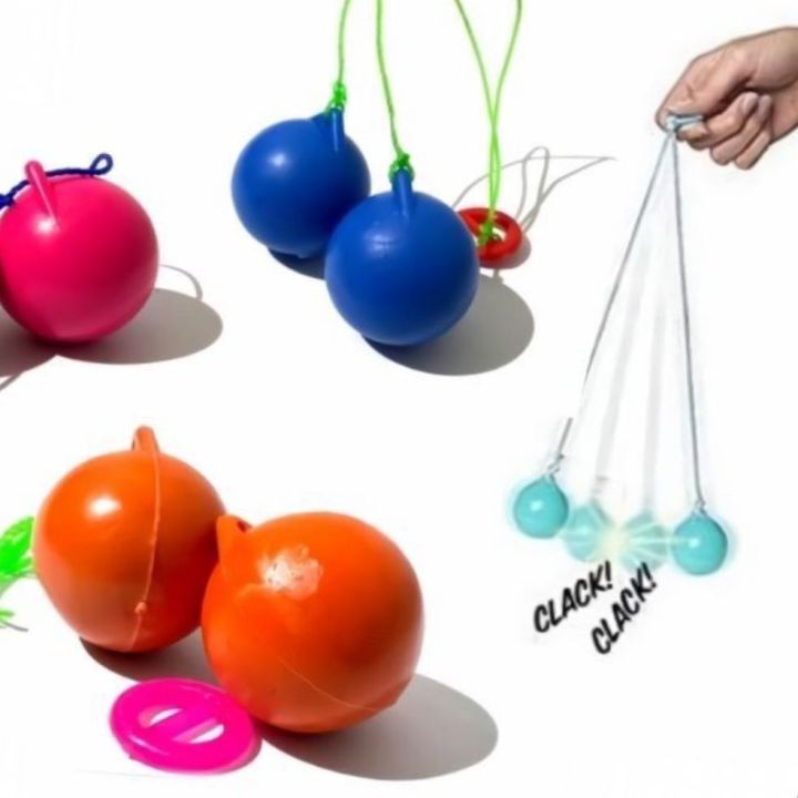 [BISA COD] Mainan Jadul Lato-lato Tik-tik Tok-tok Tek-tek Bola Mainan ...