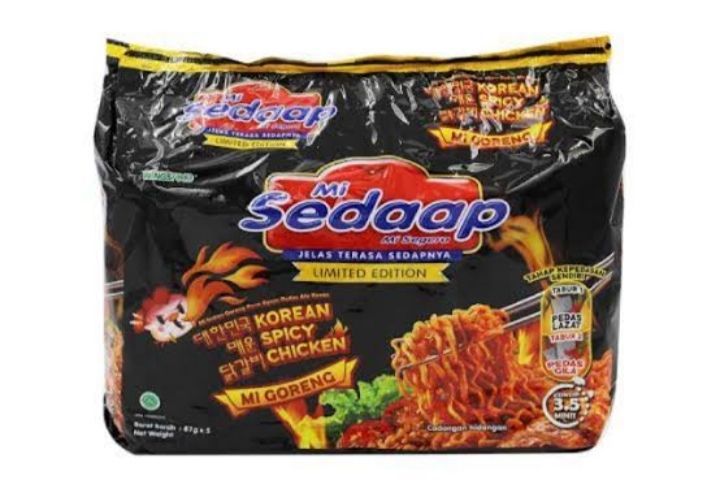 Mi Seedap Korean Spicy Fried Noodles 87g x 5 | Lazada PH