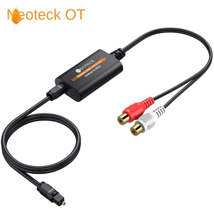 Neoteck 192kHz DAC Converter SPDIF to RCA Digital to Analog Audio ... Neoteck 192kHz DAC Converter SPDIF to RCA Digital to Analog Audio ...
