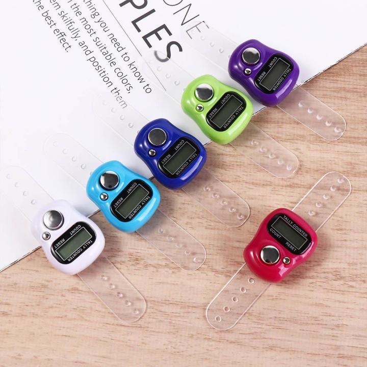 Electronic Digital Finger Ring Tally Counter Hand Held Knitting Row ...