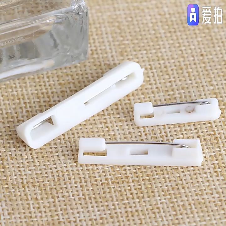 50Pcs Name Tag Pins with Adhesive Large Safety Badge Pins for ID Badges ...