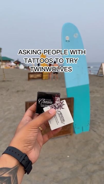 TWIN WOLVES TATTOO Luxury Tattoo Care White Ointment (For OLD Tattoos ...