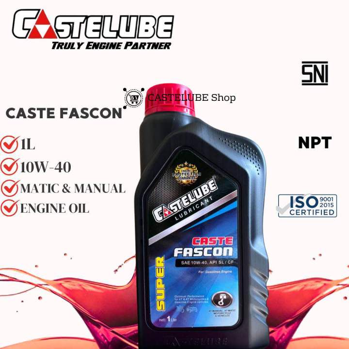 Castelube Fascon Matic 10W-40 1L | Lazada Indonesia