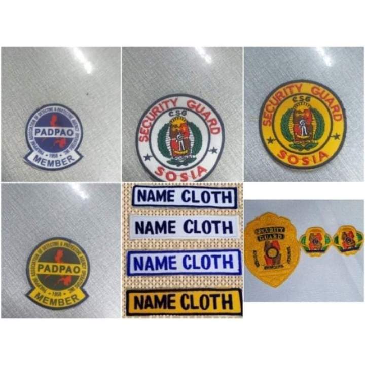 SECURITY GUARD PATCHES | Lazada PH