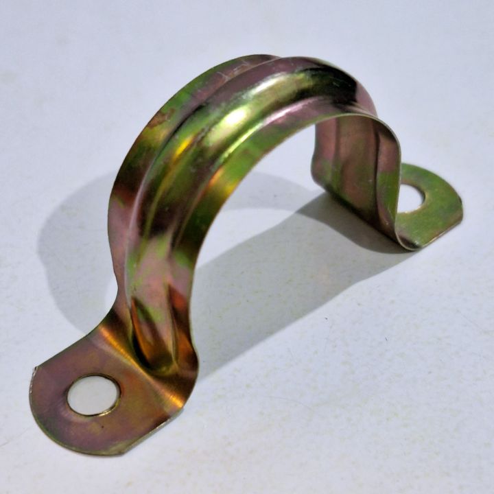 Klem Pipa Pralon 1 inch M32 Besi Galvanis Pipe Clamp U-Shaped Ohm untuk ...