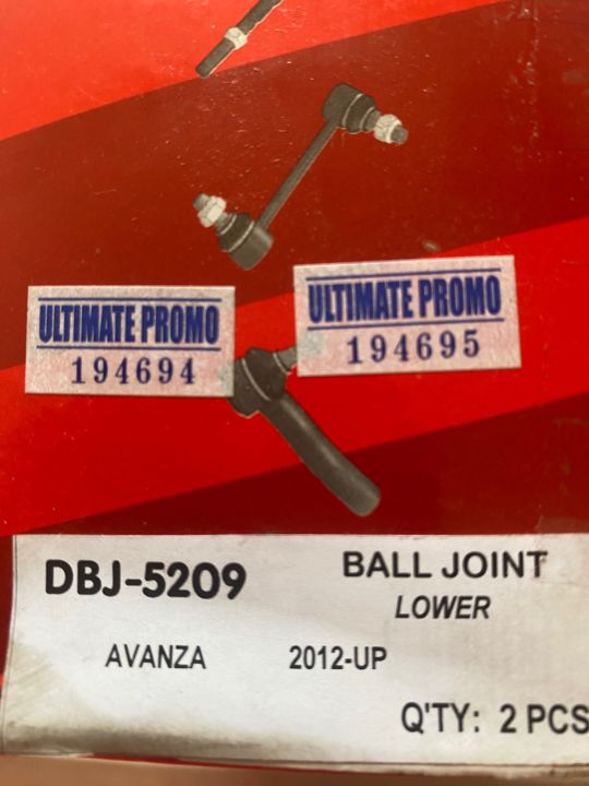 [RRT] Toyota Avanza 2012-2021 ball joint LOWER | Lazada PH