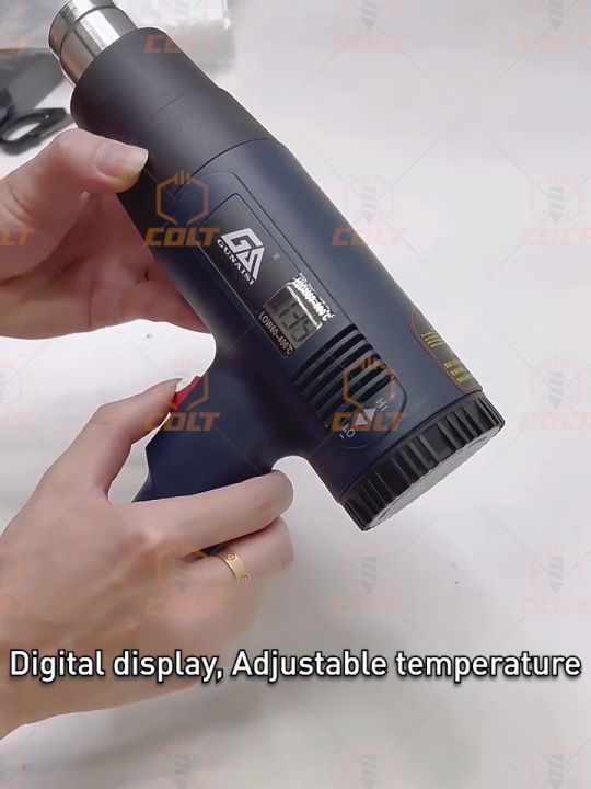 REALM Electric Hot Air Heat Gun Heavy Duty Hot Air Shrink Gun With ...
