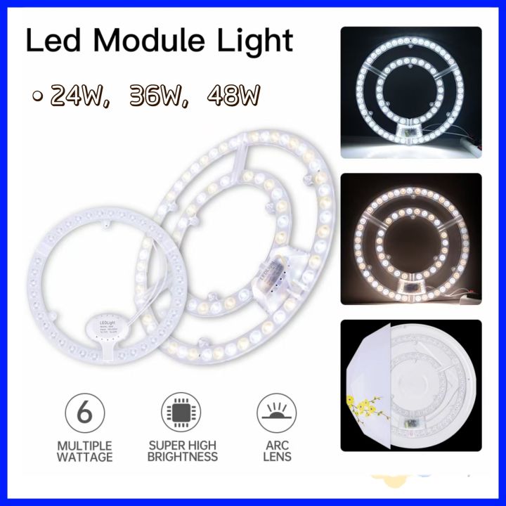 Led Module Light 24W 36W 48W Magnet Light Source Led ceiling Light ...