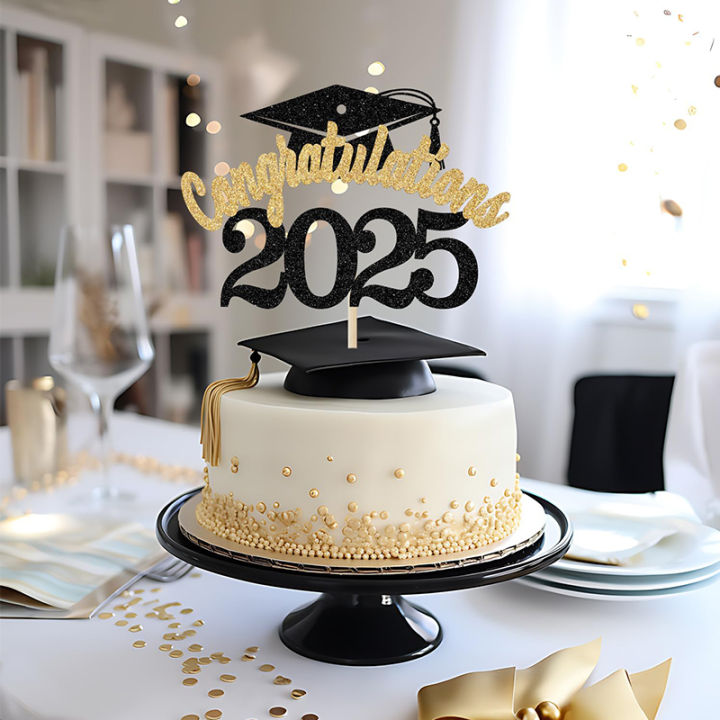 Congratulations 2025 Cake Topper, Class of 2025 Cake Topper, High ...
