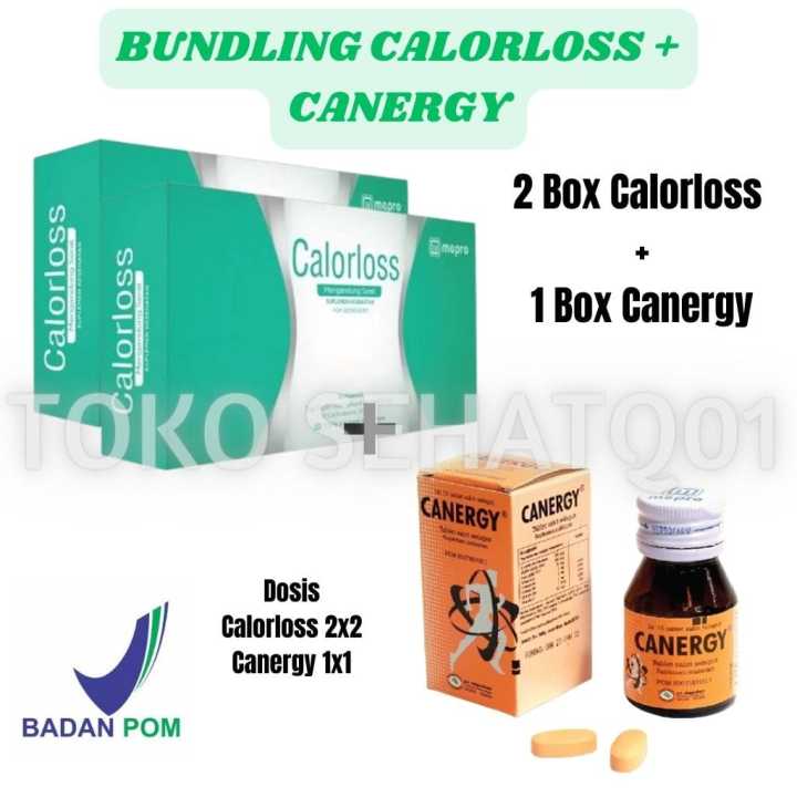 [Bundling] Calorloss 2 box + Canergy 1 botol/ Suplemen Diet | Lazada ...