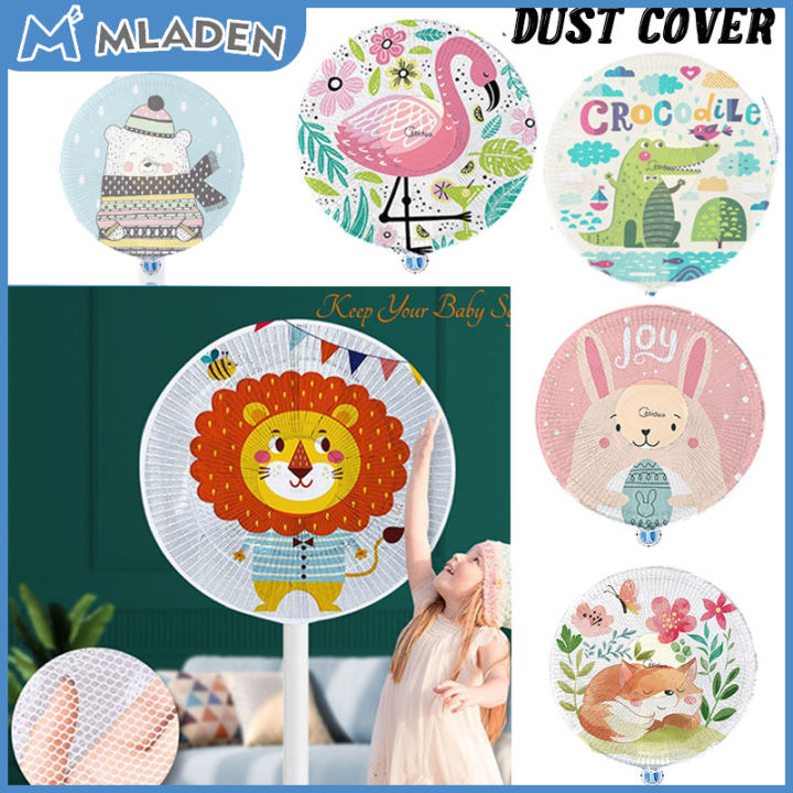 Cartoon Electric Fan Cover Circular Fan Shield Dust-resistant Fan Cover ...