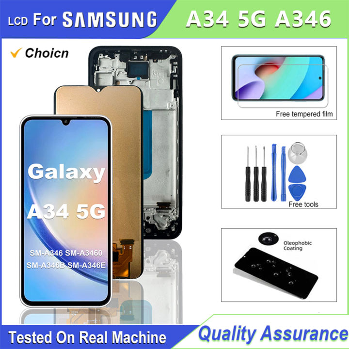 Super TFT For Samsung Galaxy A34 5G LCD Touch Screen Display Assembly ...