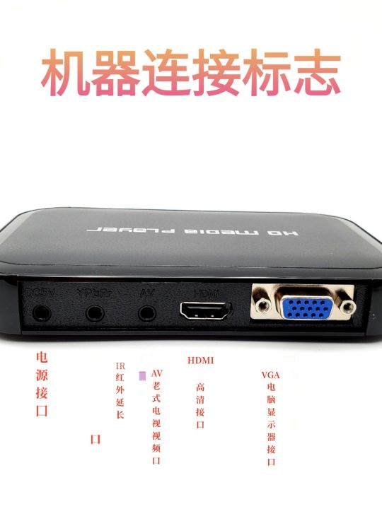 High Definition 1080P Hard Disk Player HDMI VGA USB Advertising Machine ...