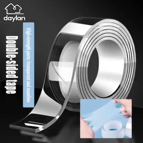 Nano Tape Double Sided Multifunction Heavy Duty Reuseable Tape 6*6cm 5 ...