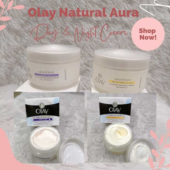 PROMO BARU!!!! PAKET CREAM OLAY IMPORT SAUDI CREAM OLAY NATURAL AURA ...