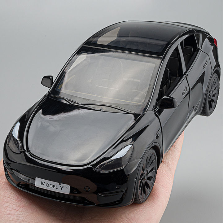 LEO 1:24 Tesla Model Y Metal Diecast Alloy Toy Car Model Trucks For ...