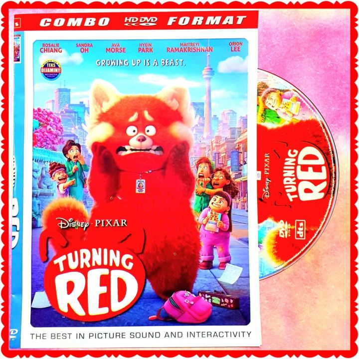 KASET DVD FILM TURNING RED-FILM ANIMASI DISNEY-FILM DISNEY-KASET DVD ...
