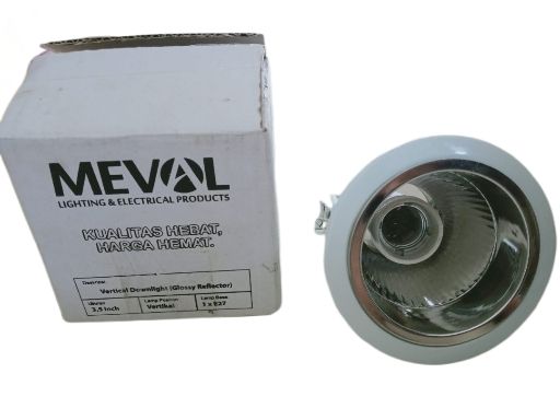 Fitting Lampu Downlight MEVAL 3,5" Inch Putih | Lazada Indonesia