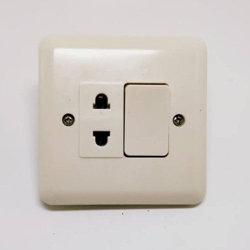 (harga 2pcs) Saklar Engkel + Stop Kontak Colokan Datar Rata IB Inbow ...