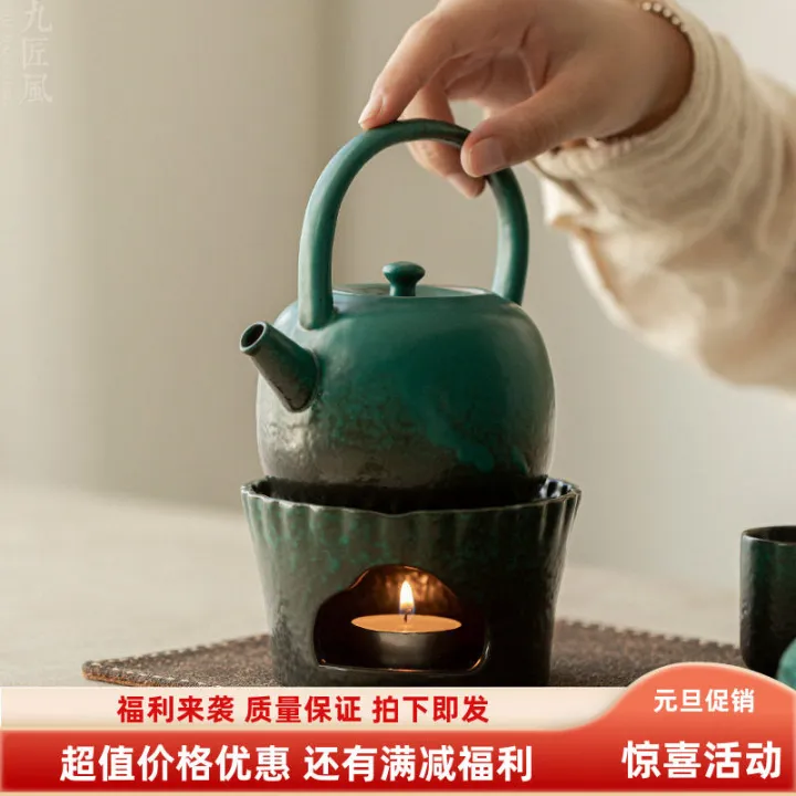 Nồi Trà Gốm Có Tay Cầm, Nồi Sôi Nước Chịu Nhiệt, Nồi Trà Gốm Phong Cách ...