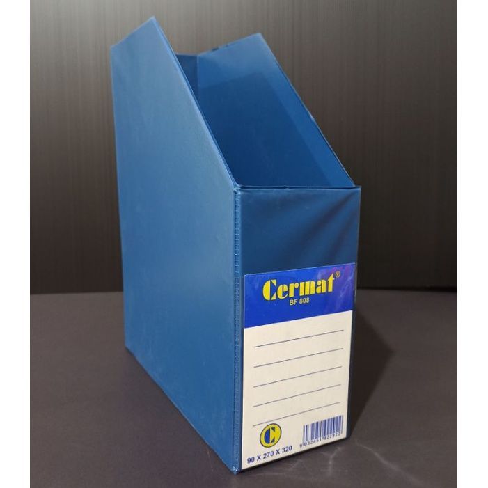 Box file cermat tempat dokumen standing folder file cuma Ada biru ...