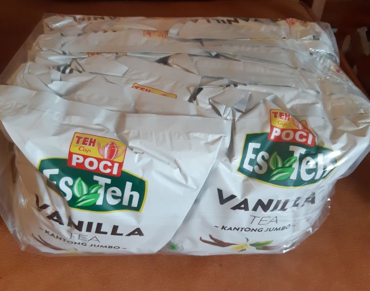 Teh poci Vanilla celup Jumbo 1 Bos isi 10 bungkus Teh (1 bungkus isi 4 ...